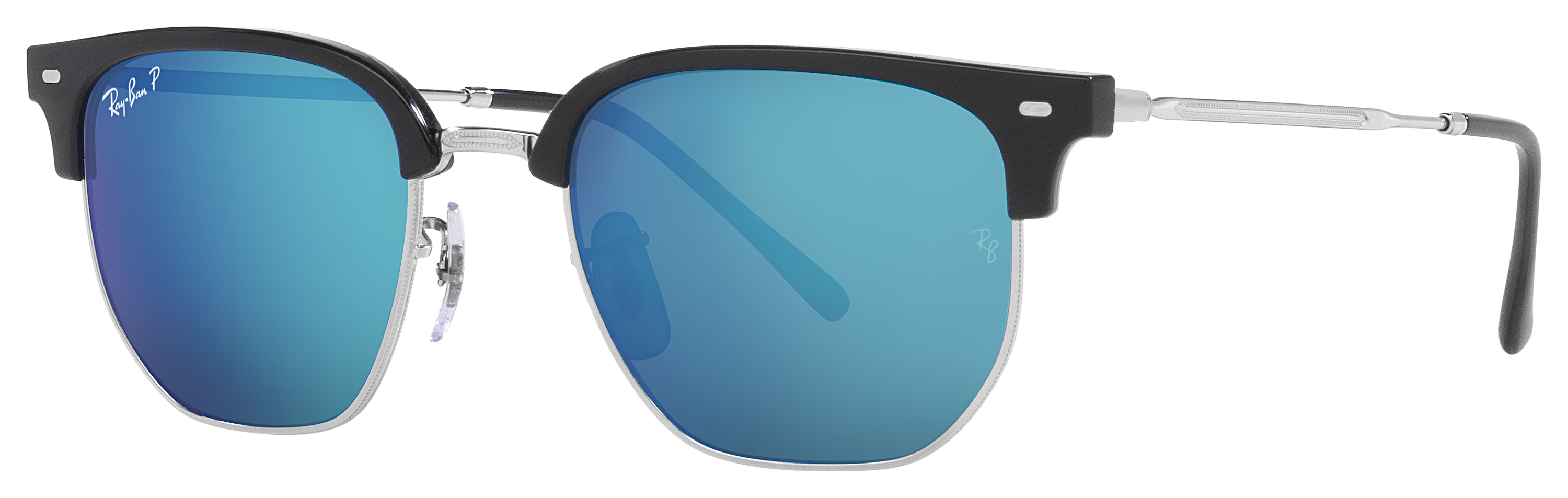 Ray-Ban New Clubmaster RB4416 Mirror Glass Polarized Sunglasses | Bass ...